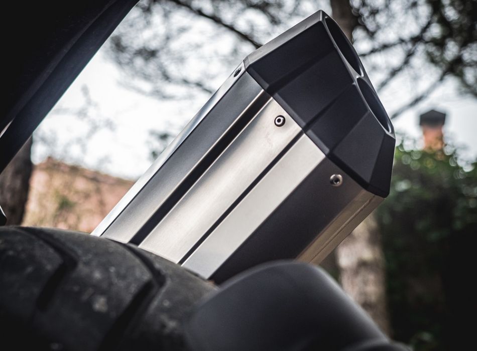 GPR escape compatível com Bmw R 1250 Gs 2021-2024, Hyper Sonic Titanium ...